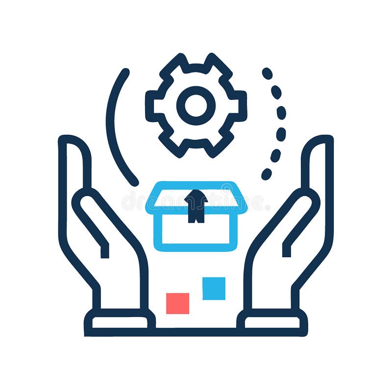 Hands on Experience Icon Vector Stock Illustration - Illustration of ...
