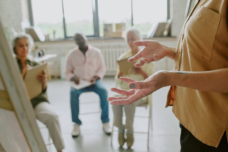 Hands of Female Teacher stock photo. Image of teacher - 340978132