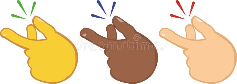 Hands fingers snapping stock vector. Illustration of caucasian - 321993991