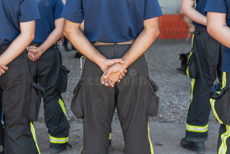 Firefighters Shaking Hands Stock Photos - Free & Royalty-Free Stock ...