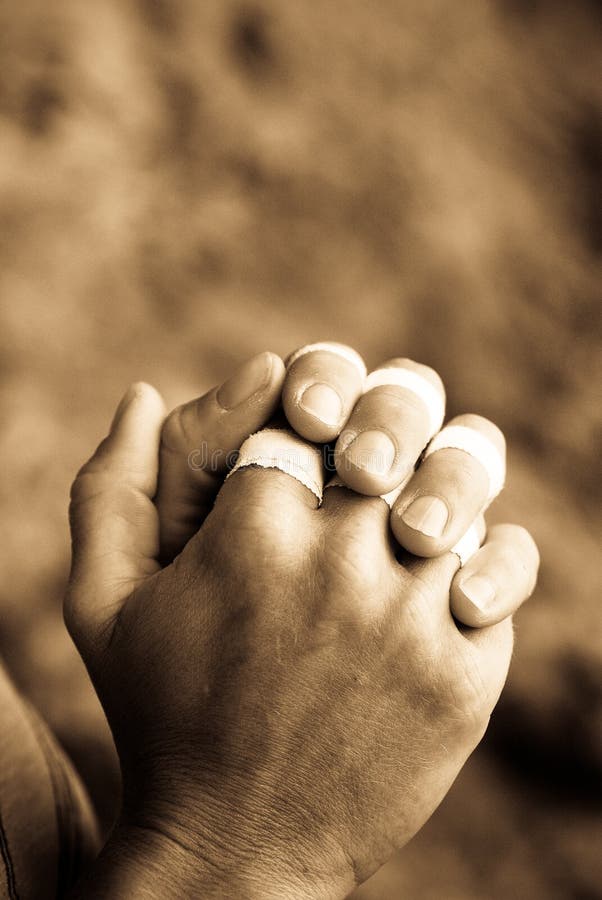 Hands folded stock image. Image of folded, sepia, fingers - 40921865