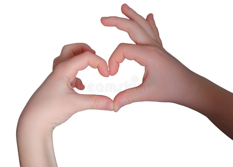 Hands Form a Heart Shape Symbolizing Love and Togetherness Stock Photo ...