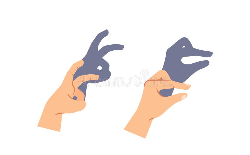 Hands Forming Animal Shadow Figures Capture Creativity and Playfulness ...