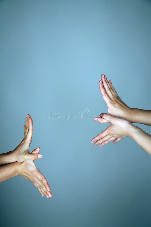 Hands forming bird wings stock image. Image of bird, direction - 6851005