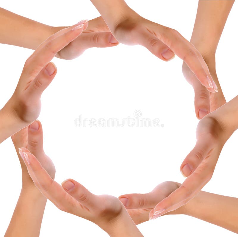 Many Hands Forming Circle Stock Images - Download 32 Royalty Free Photos