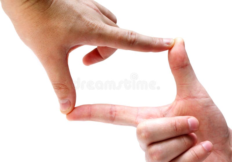 Hands frame stock image. Image of hand, male, perspective - 11702915