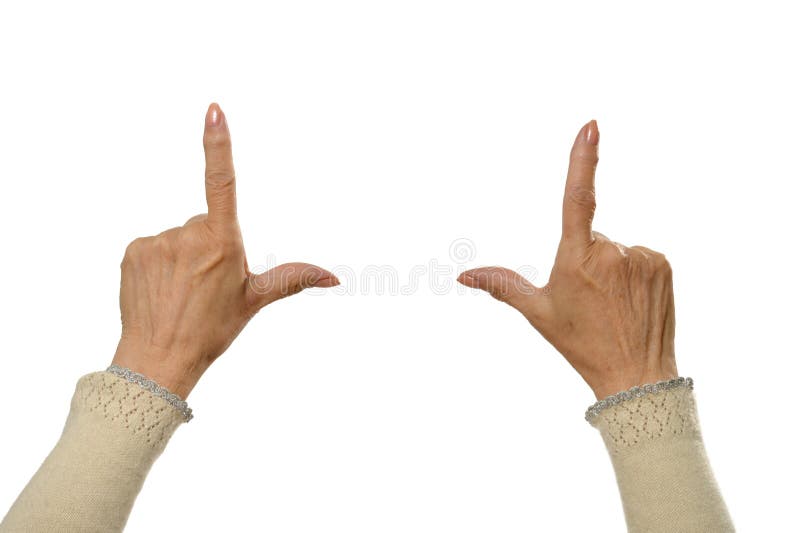 Hands Frame Isolated on White Stock Photo - Image of shot, human: 39558534