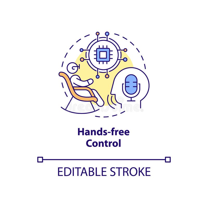 Hands-free Control Concept Icon Stock Vector - Illustration of icon ...