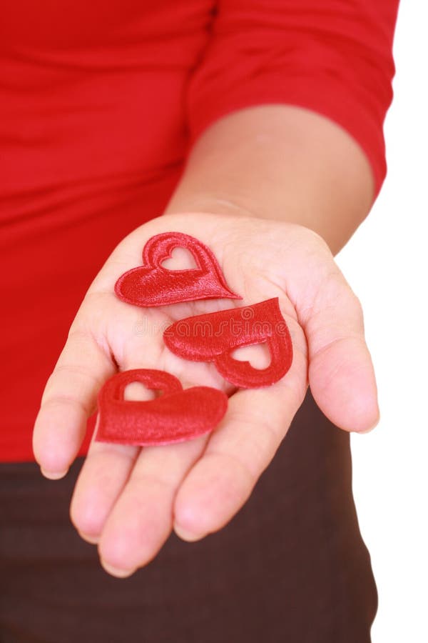 Hands full of love stock image. Image of mother, heart - 1750261