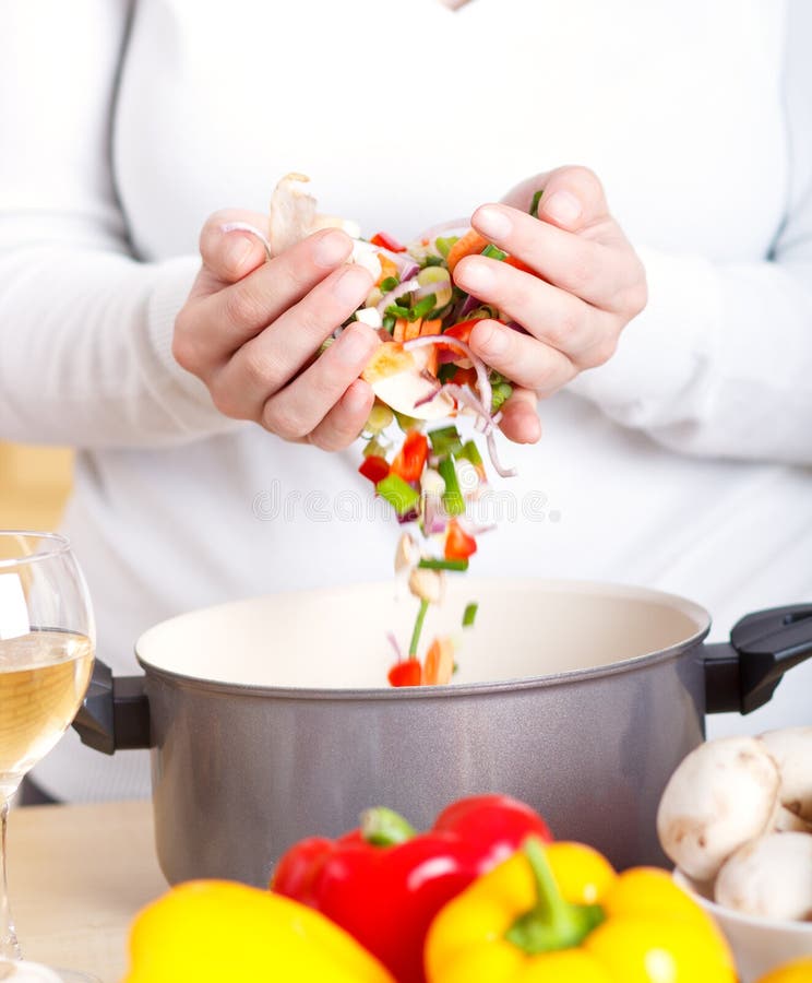 Hands full of vegetables stock image. Image of hand, full - 54558415