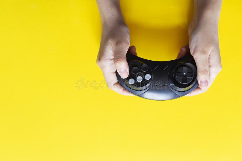 Hands with game controller stock photo. Image of electronic - 146844342