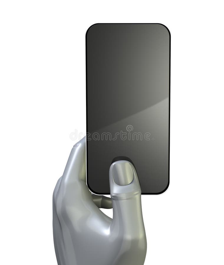 Generic Smart Phone on Black Stock Vector - Illustration of player ...