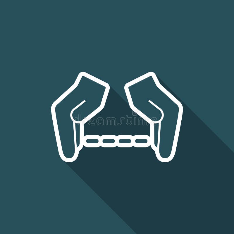 Hands in Gesture of Measuring - Vector Minimal Icon Stock Vector ...