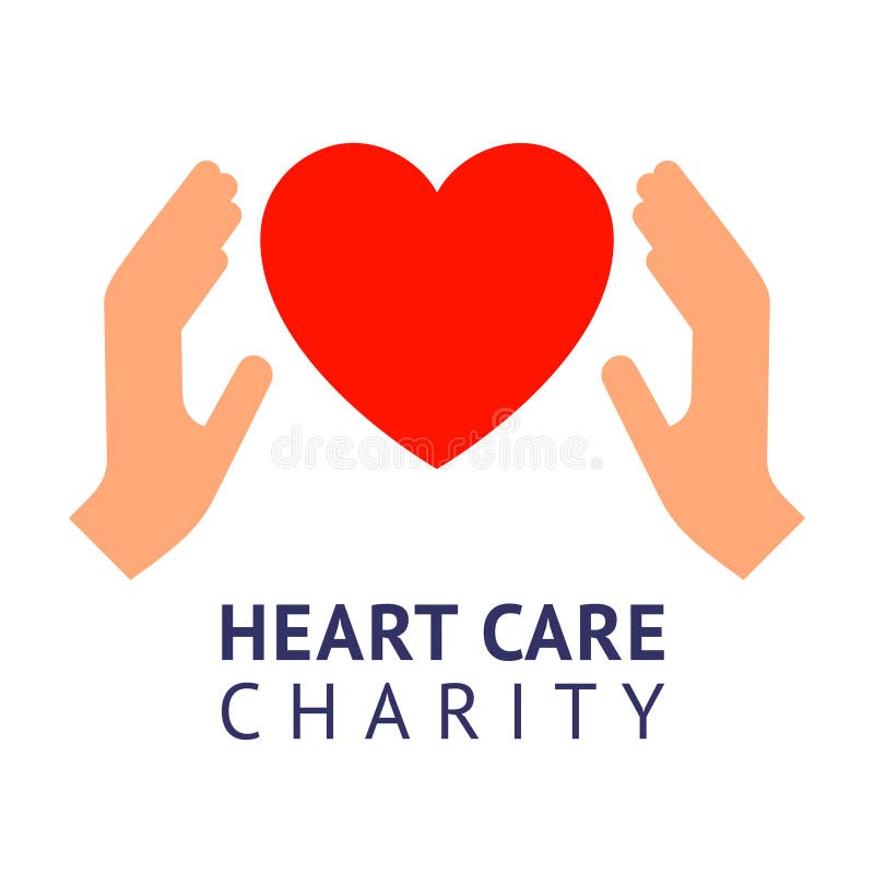 Hands Gesture with Red Heart, Vector Illustration Stock Vector ...