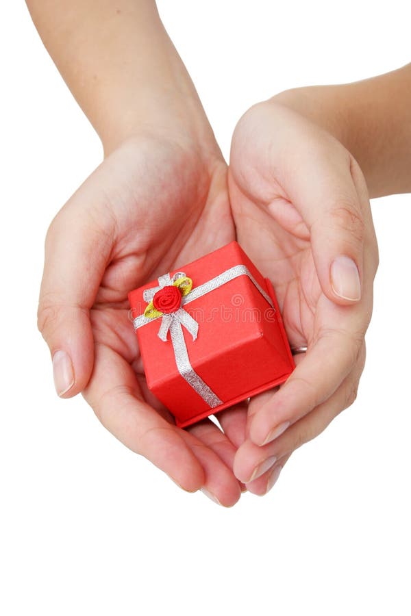 Hands and Gift Sepia stock photo. Image of surprise, object - 731026