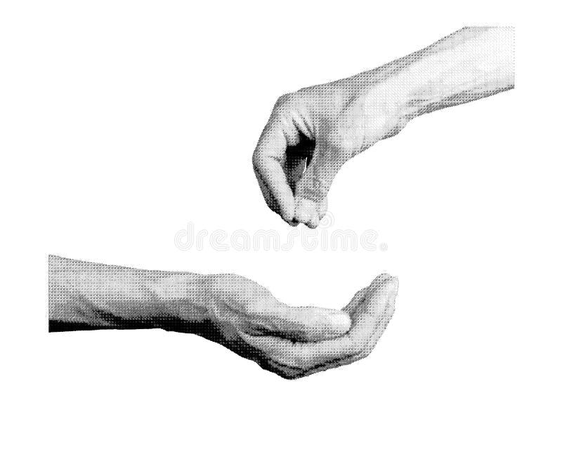 Begging Isolated Icon. Simple Element Illustration from Humans Concept ...