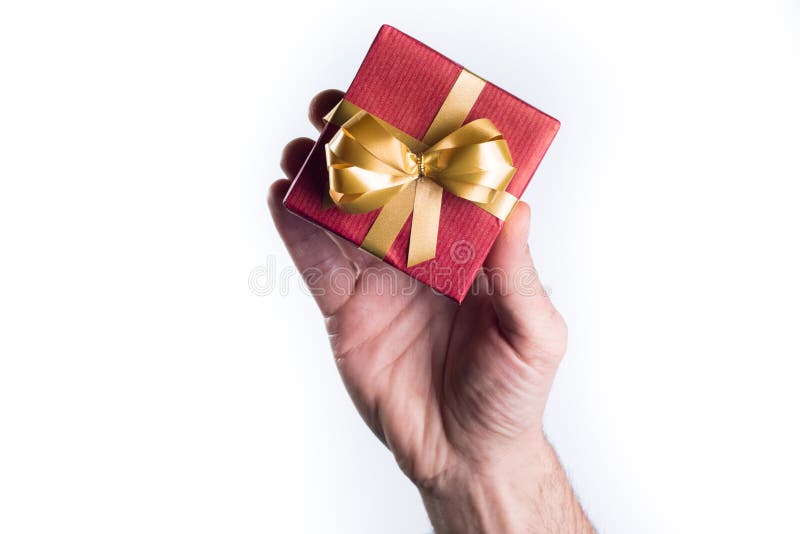 Hands giving gift stock image. Image of natale, birthday - 63904857