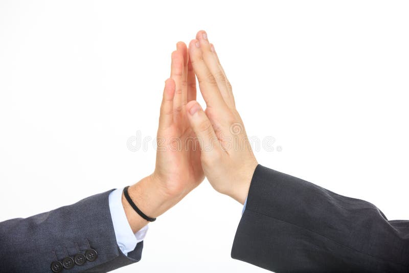 Hands giving a high five stock image. Image of gesture - 78995617