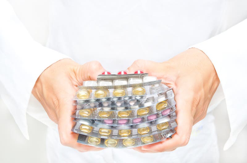 Hands giving pills stock image. Image of giving, pharmaceuticals - 34185075