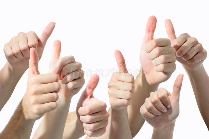 Hands giving thumbs up stock image. Image of gesture - 33185177