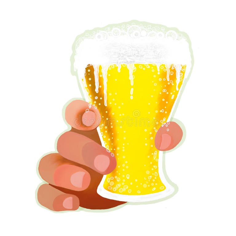 Cartoon Hands Holding Beer Stock Illustrations – 473 Cartoon Hands ...