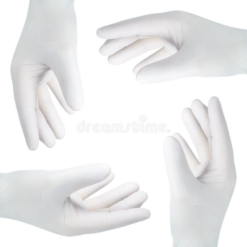 Hands with gloves, cut-out stock image. Image of glove - 95725215