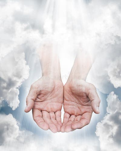 Hands of God stock photo. Image of experience, holy, giving - 23873488