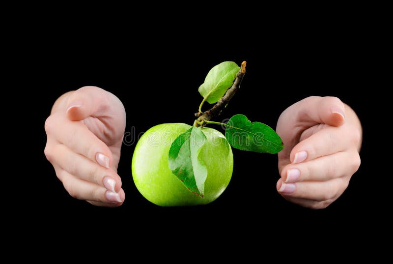 Hands Reaching For An Apple Stock Photo - Image of hunger, motivation: 14862096
