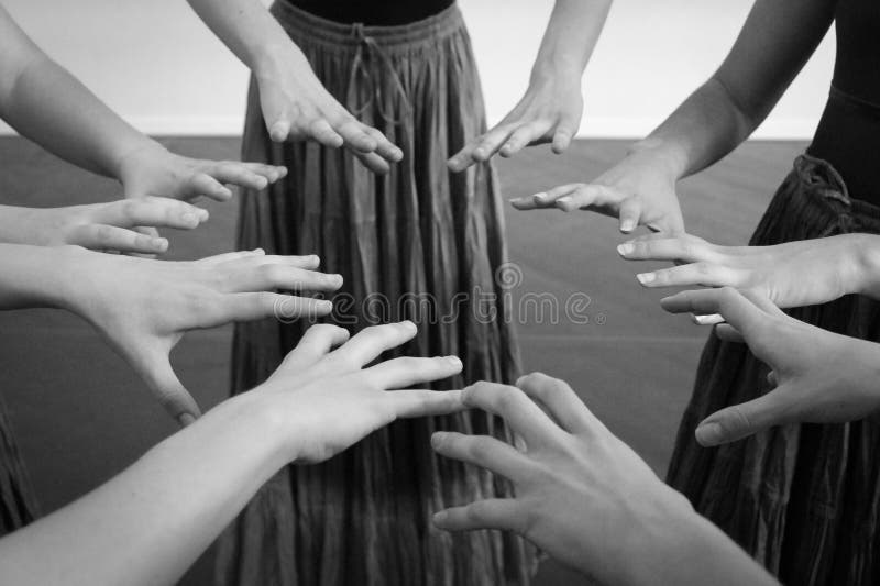 Hands of Gypsy Dancer in Circle Stock Image - Image of show, emotion ...