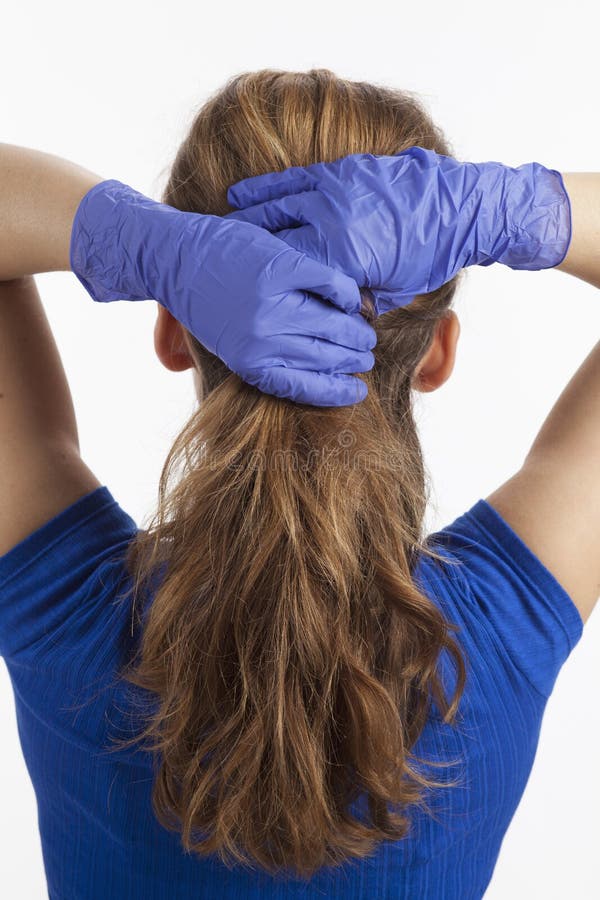 Hands and hair stock photo. Image of female, hair, hygiene - 23722872