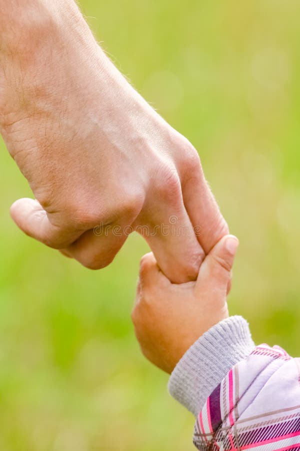 Hands Happy Parents and Child Outdoors in the Park Stock Image - Image ...