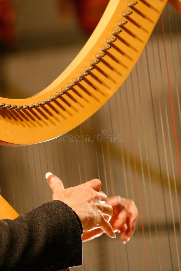 Hands on harp stock image. Image of fingers, sheet, classical - 23915147