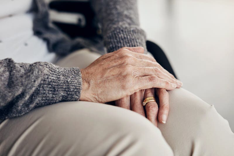 These Hands Have Touched Many Lives. an Elderly Womans Hands Resting on ...