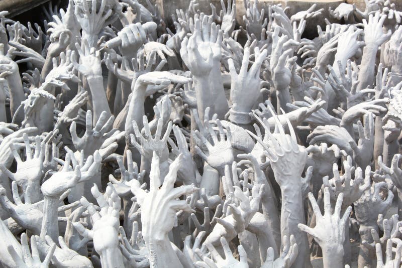 Hands From Hell stock image. Image of charity, chiang - 23121173