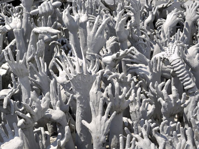Hands in hell stock photo. Image of pain, punishment - 80107440