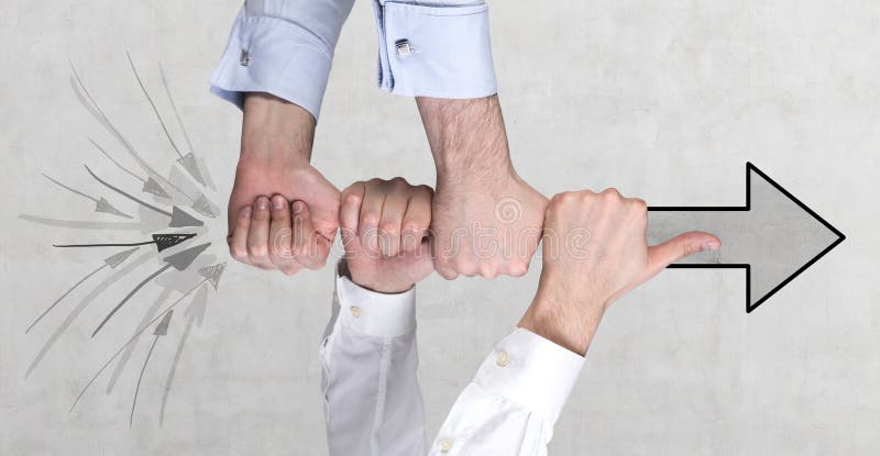 Hands holding arrow stock image. Image of people, isolated - 50626113