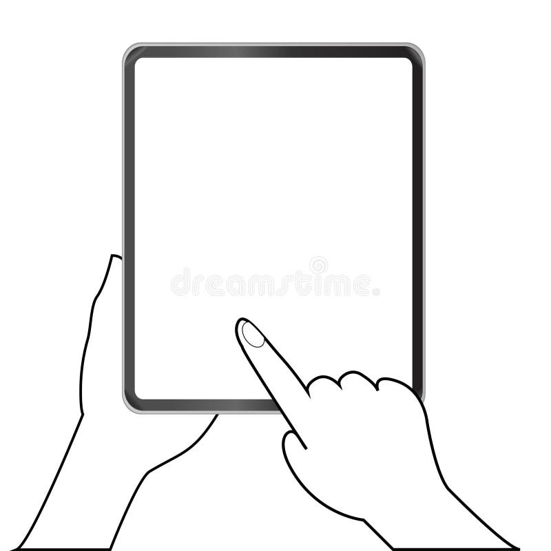 Using Touch Tablet Stock Illustrations – 7,730 Using Touch Tablet Stock ...