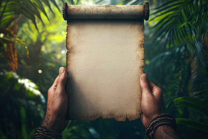 Hands Holding Old Worn Paper Scroll Stock Photos - Free & Royalty-Free ...