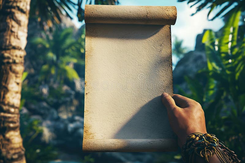 Hands Holding Old Worn Paper Scroll Stock Photos - Free & Royalty-Free ...