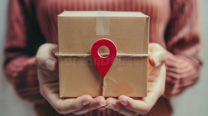The Cardboard Box with Marker.AI Generated Image Stock Image - Image of ...