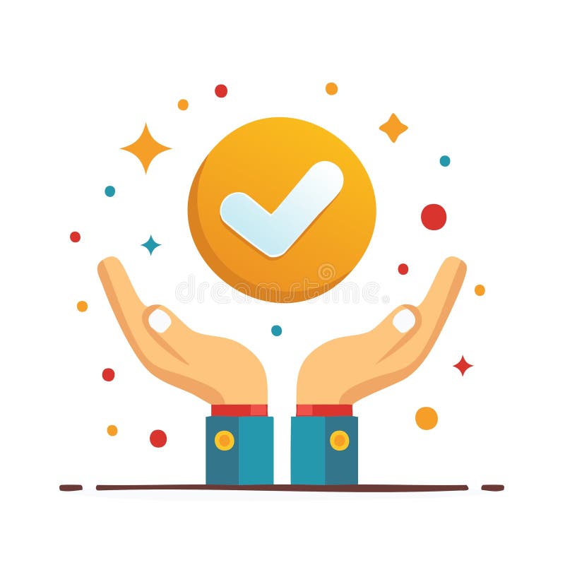 Holding Check Mark Stock Illustrations – 5,132 Holding Check Mark Stock ...