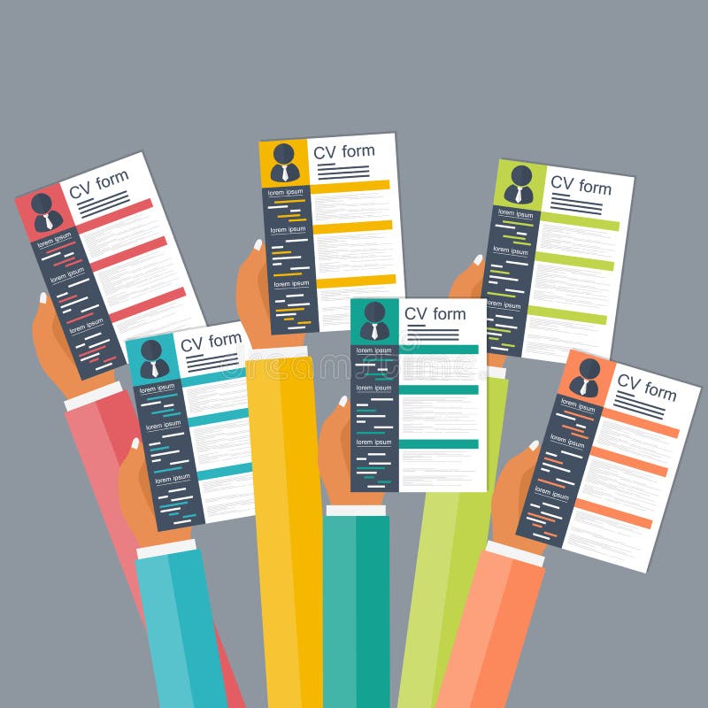 Hands Holding CV Papers. Human Resources Management Concept, Searching ... Hands Holding CV Papers. Human Resources Management Concept, Searching ...