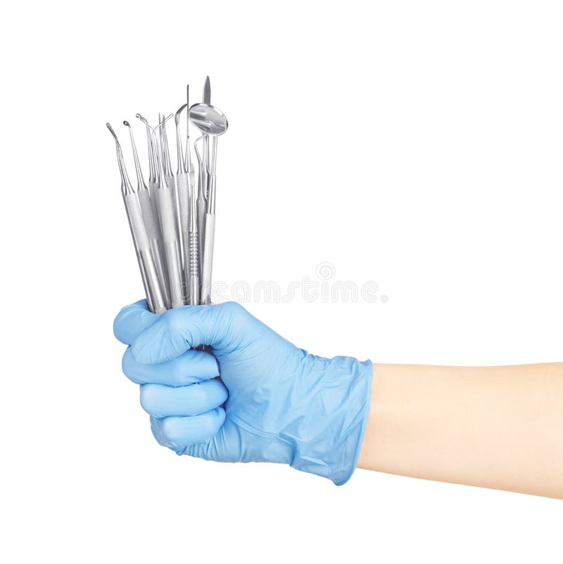 Hands Holding Dental Instruments Stock Image - Image of healthcare ...