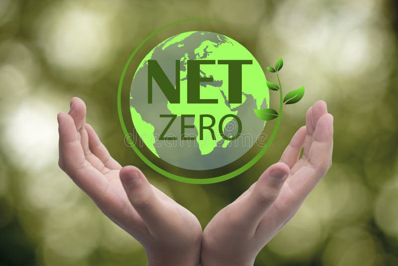Hands Holding Earth, Net Zero Global. Globe in Children S Hands Stock ...