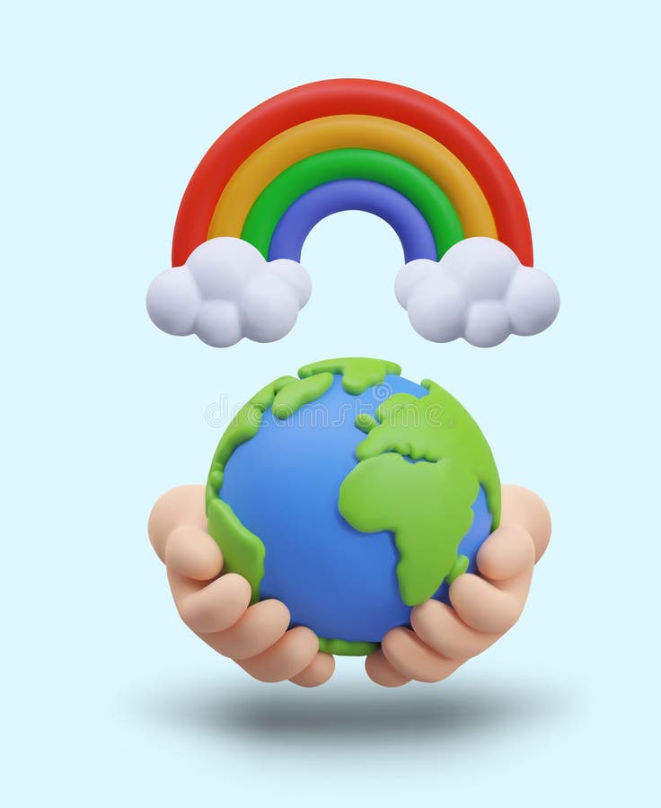 Eco Friendly Concept Rainbow Stock Illustrations – 274 Eco Friendly ...