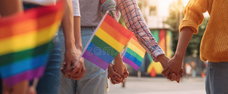 The Hands Holding Flags in Celebration of Diversity and Inclusivity AI ...