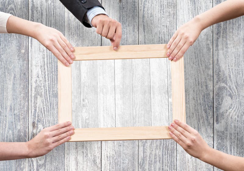Hands holding frame stock photo. Image of panel, shadow - 41113008