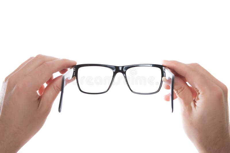 Hands holding glasses stock photo. Image of discovery - 41824962