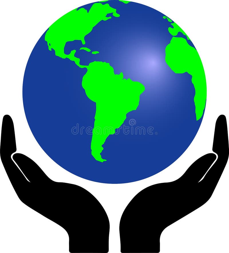Hands Holding Globe Clipart Icons