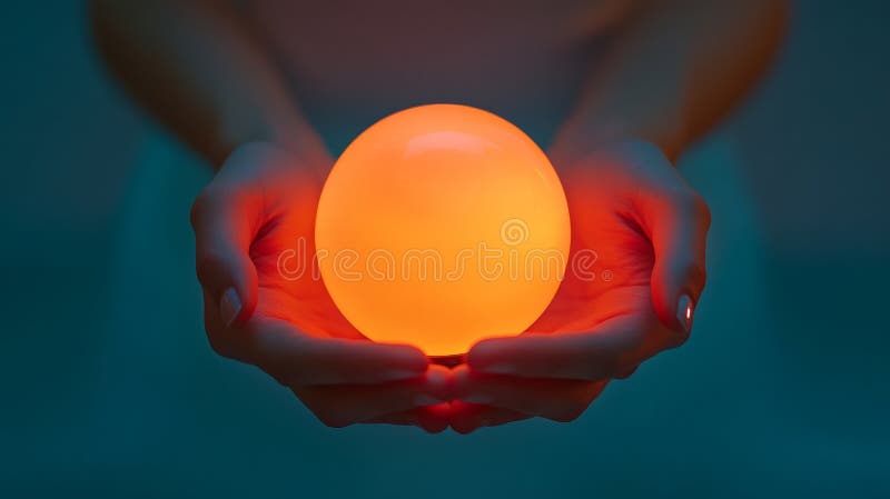 Hands Holding Glowing Energy Ball Abstract Setting Stock Photos - Free & Royalty-Free Stock ...